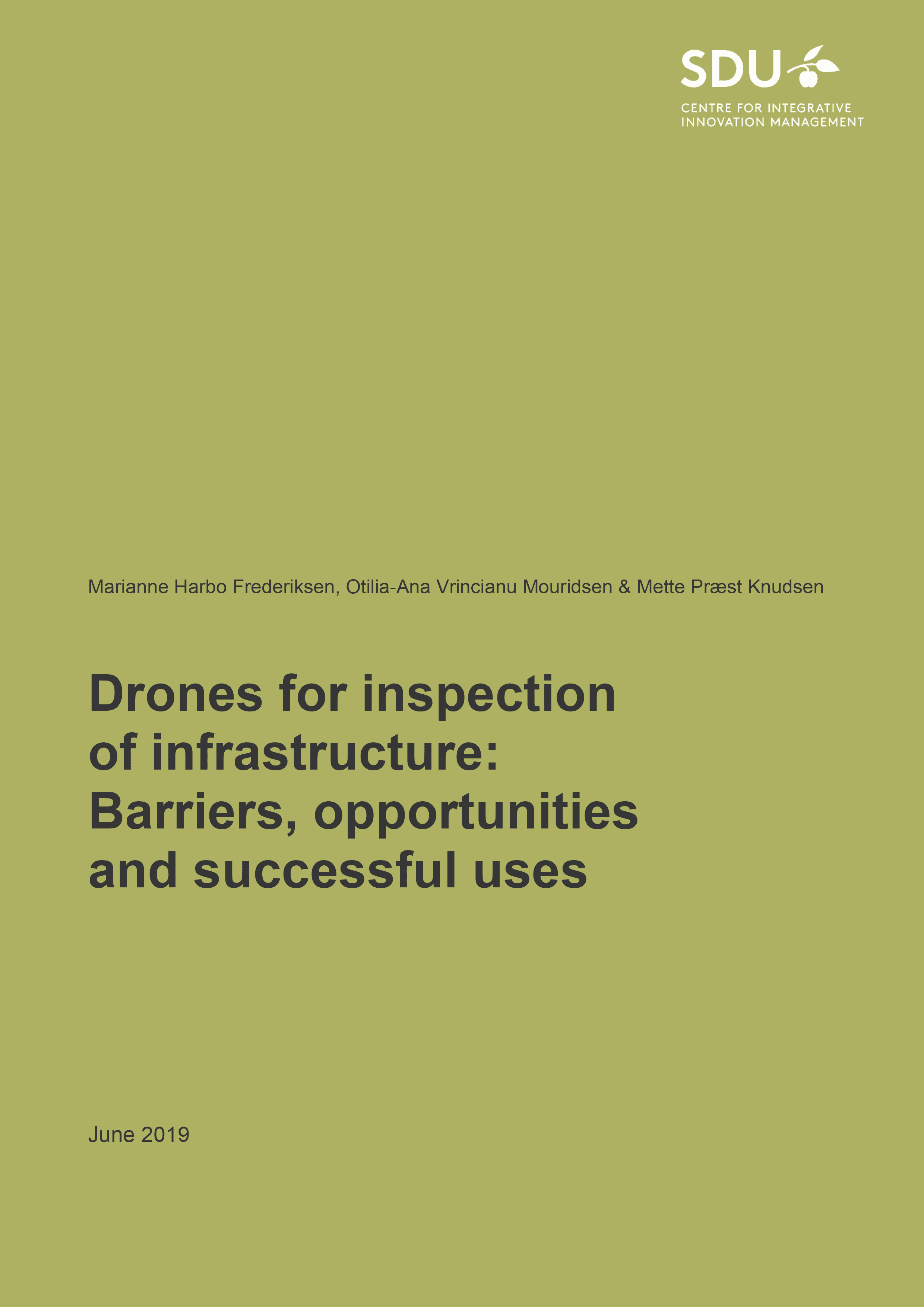 Drones for inspection of infrastructure: Barriers, opportunities, and ...